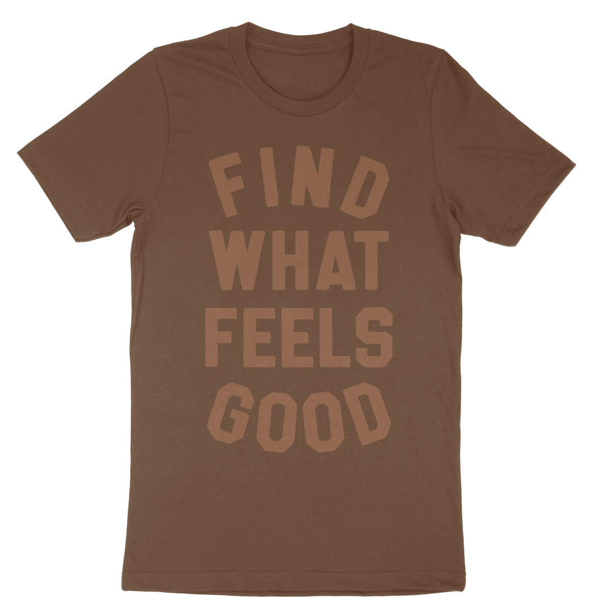 FWFG Tee - Vintage Brown – Find What Feels Good