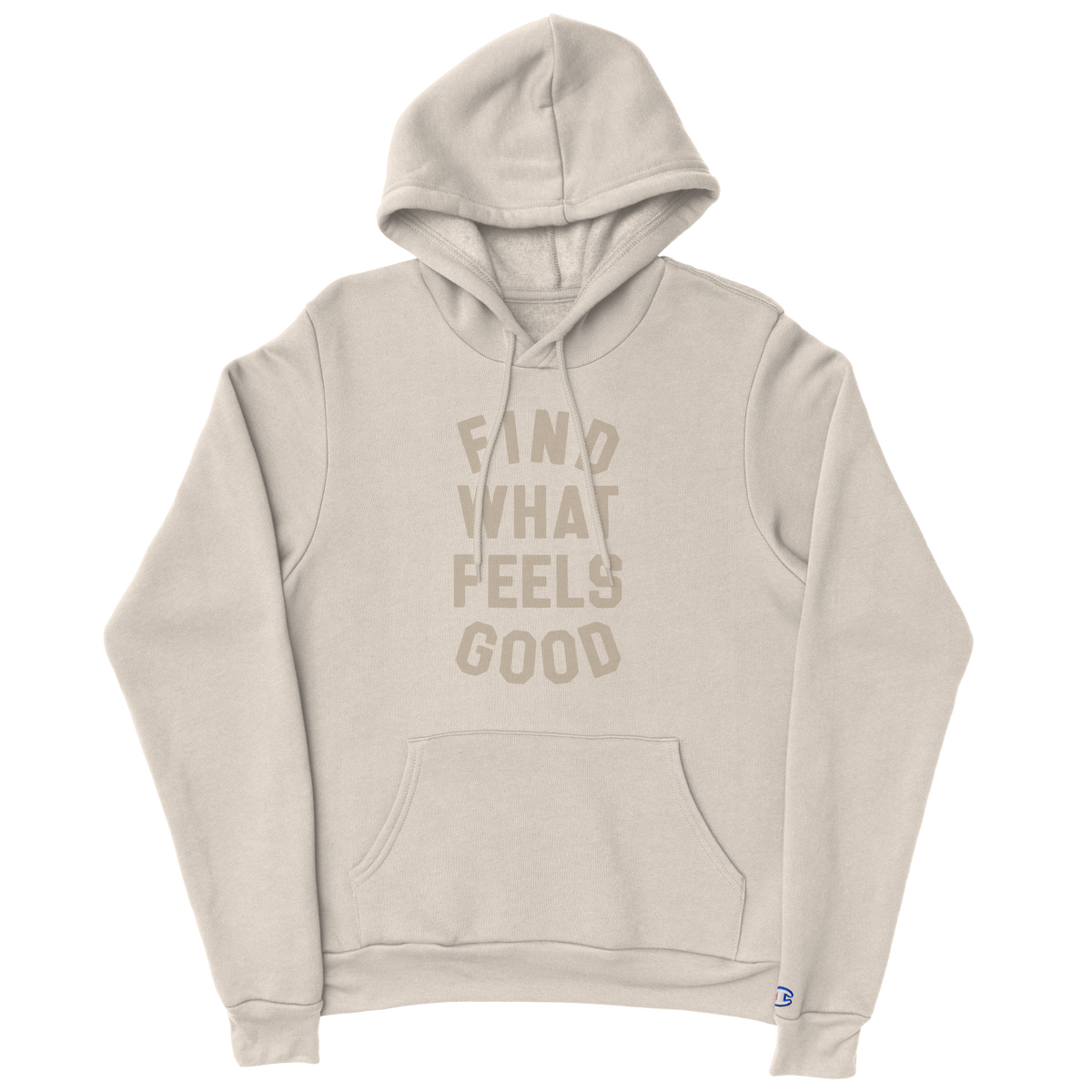 FWFG Hoodie - Sand – Find What Feels Good