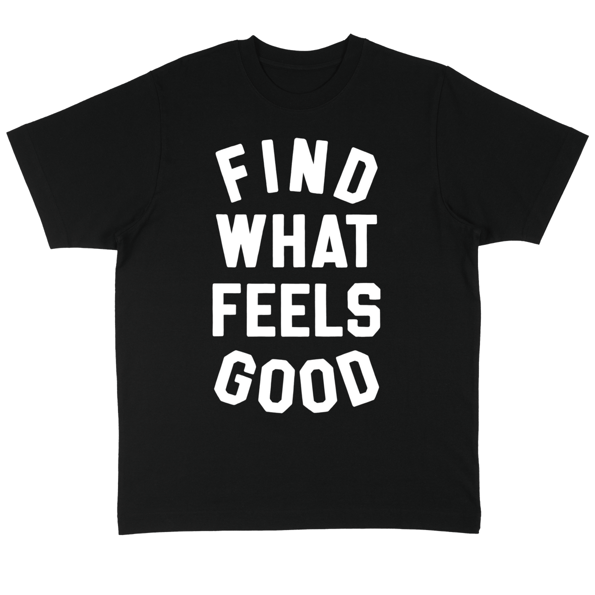 FWFG Recycled Tee - Black – Find What Feels Good