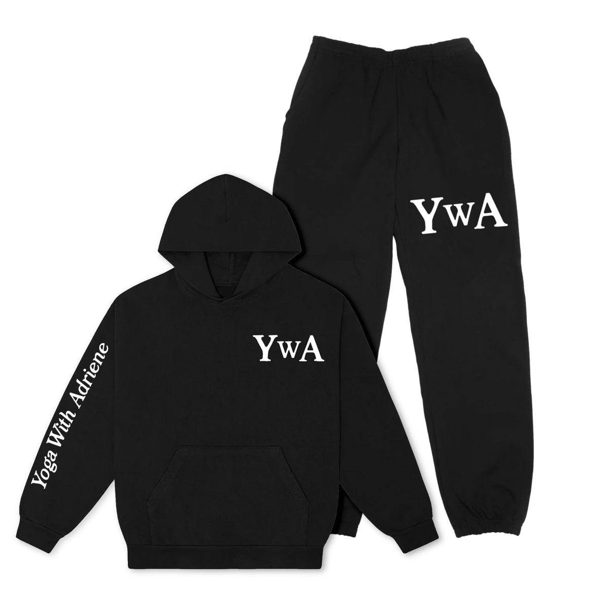 YWA Sweat Set - Black – Find What Feels Good